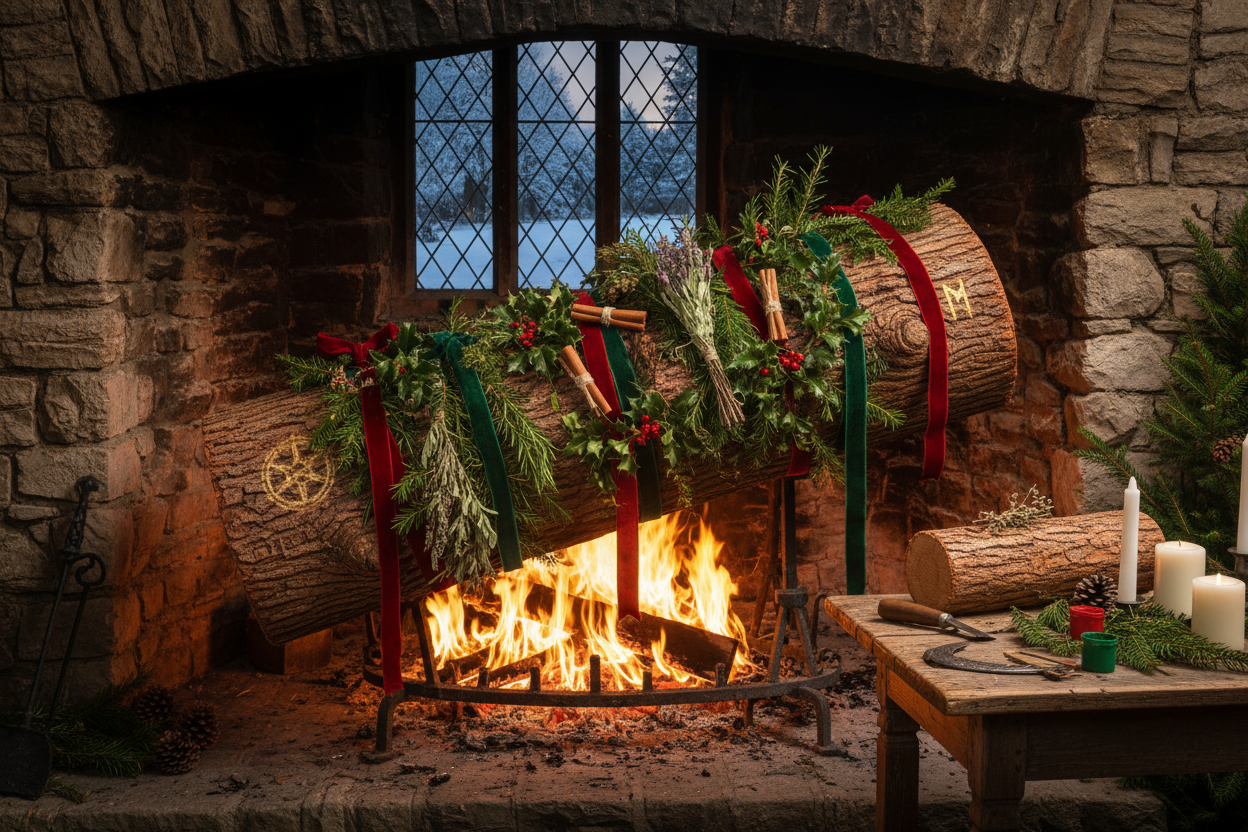 Yule Log: Making & Burning Traditions | Complete Guide – Nicole's ...