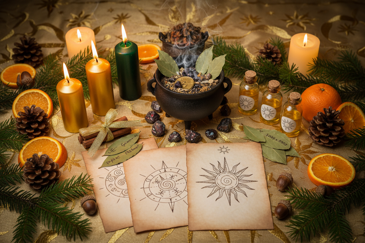 Yule Spells: Prosperity & New Beginnings | 11 Powerful Rituals – Nicole ...